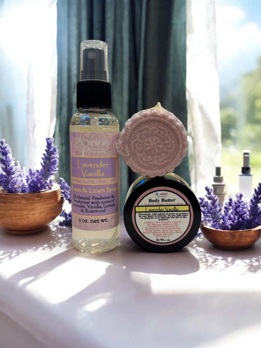 Lavender Sleep Better Bundle | Natural Sleep Aid & Muscle Recovery | Soaplicity