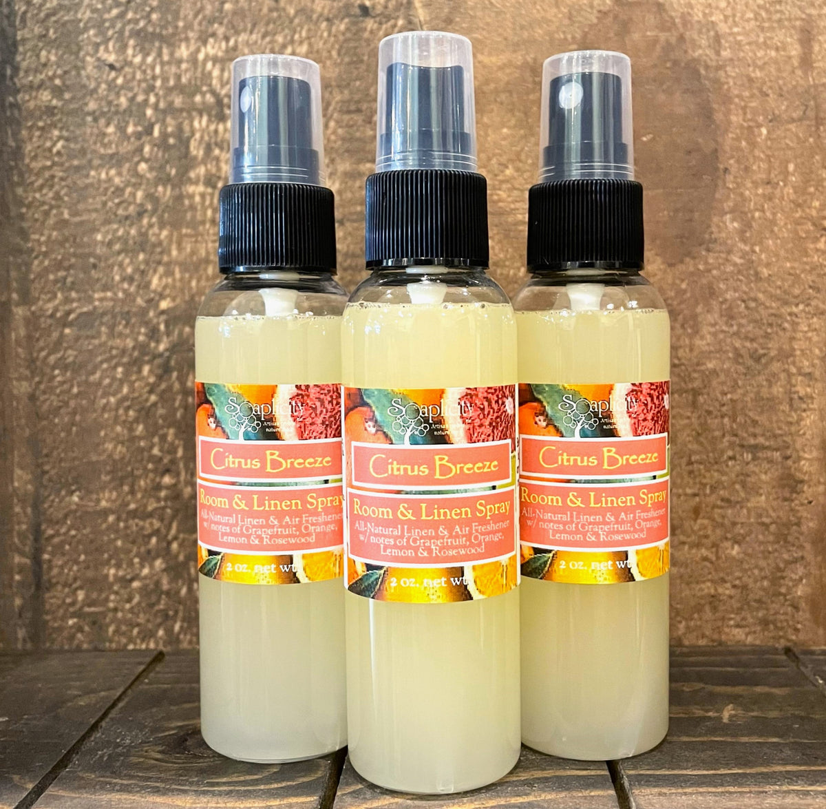 Citrus Breeze Room & Linen Spray | Natural Room Sprays | Soaplicity