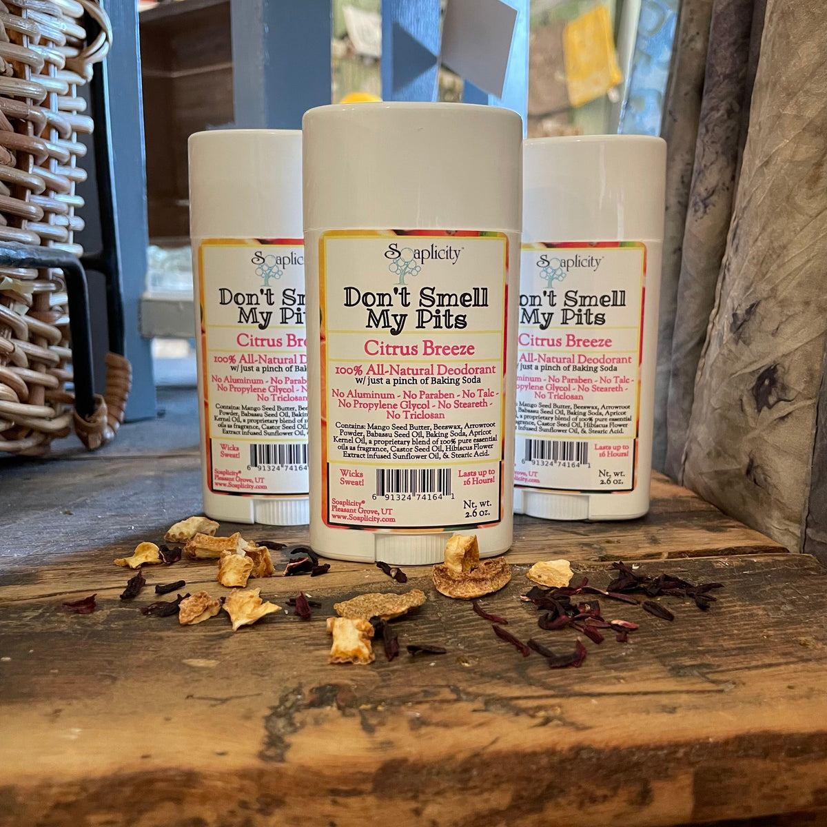 Don't Smell My Pits Natural Deodorant - Citrus Breeze| 100% Natural ...