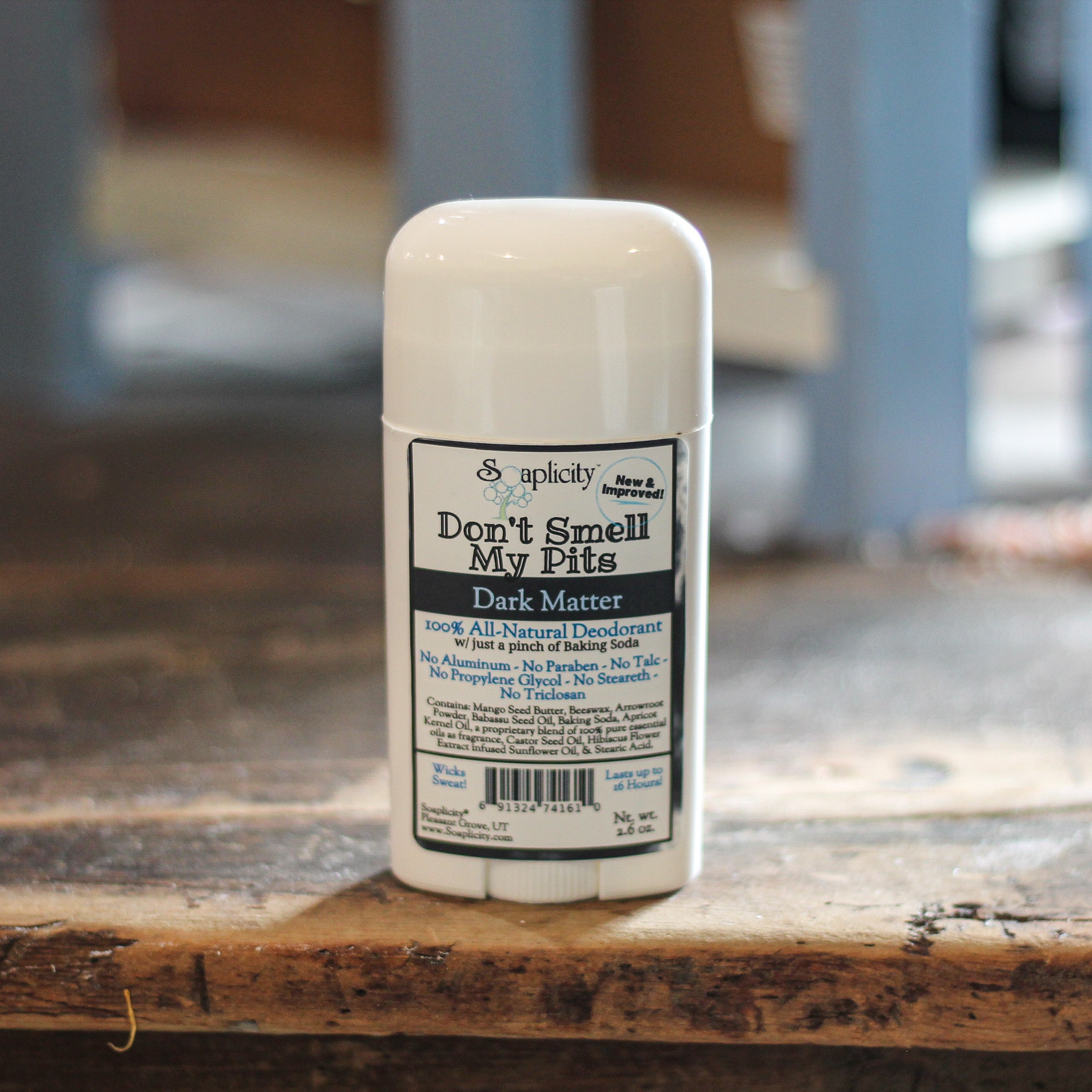 Don't Smell My Pits Natural Deodorant - Dark Matter | Soaplicity
