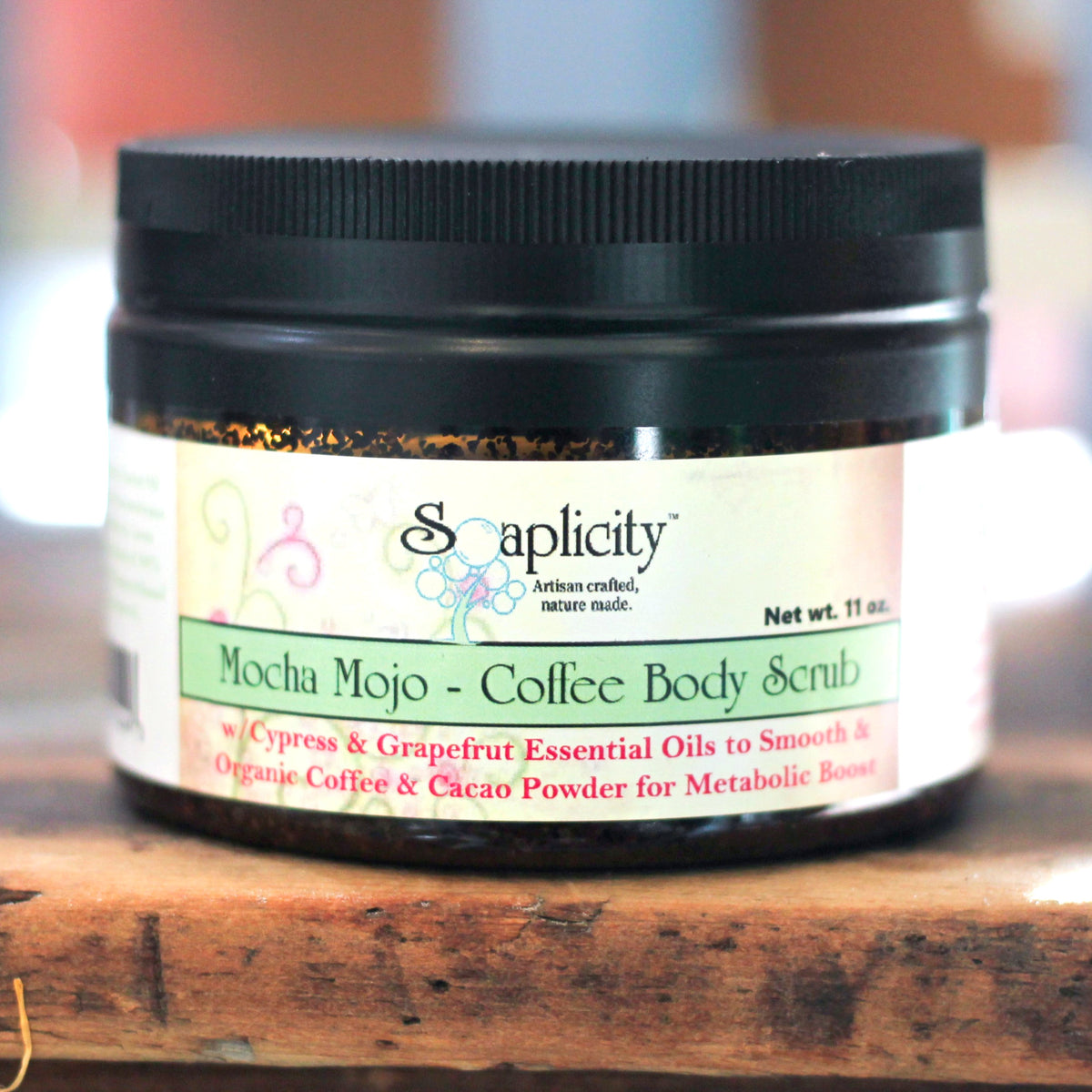Mocha Mojo Coffee Body Scrub, All-Natural | Soaplicity
