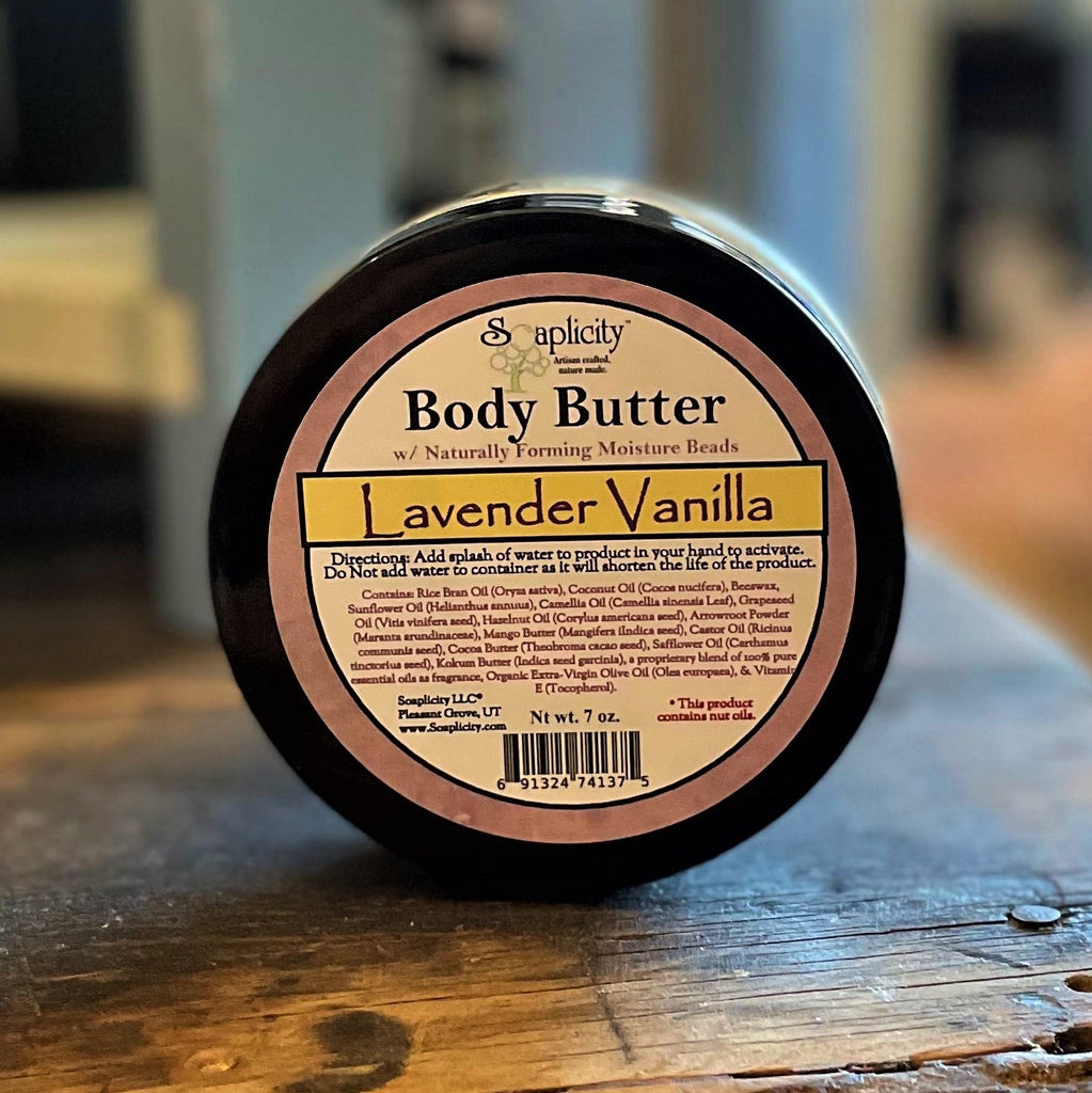 All Natural Body Butter - Lavender Vanilla | Soaplicity