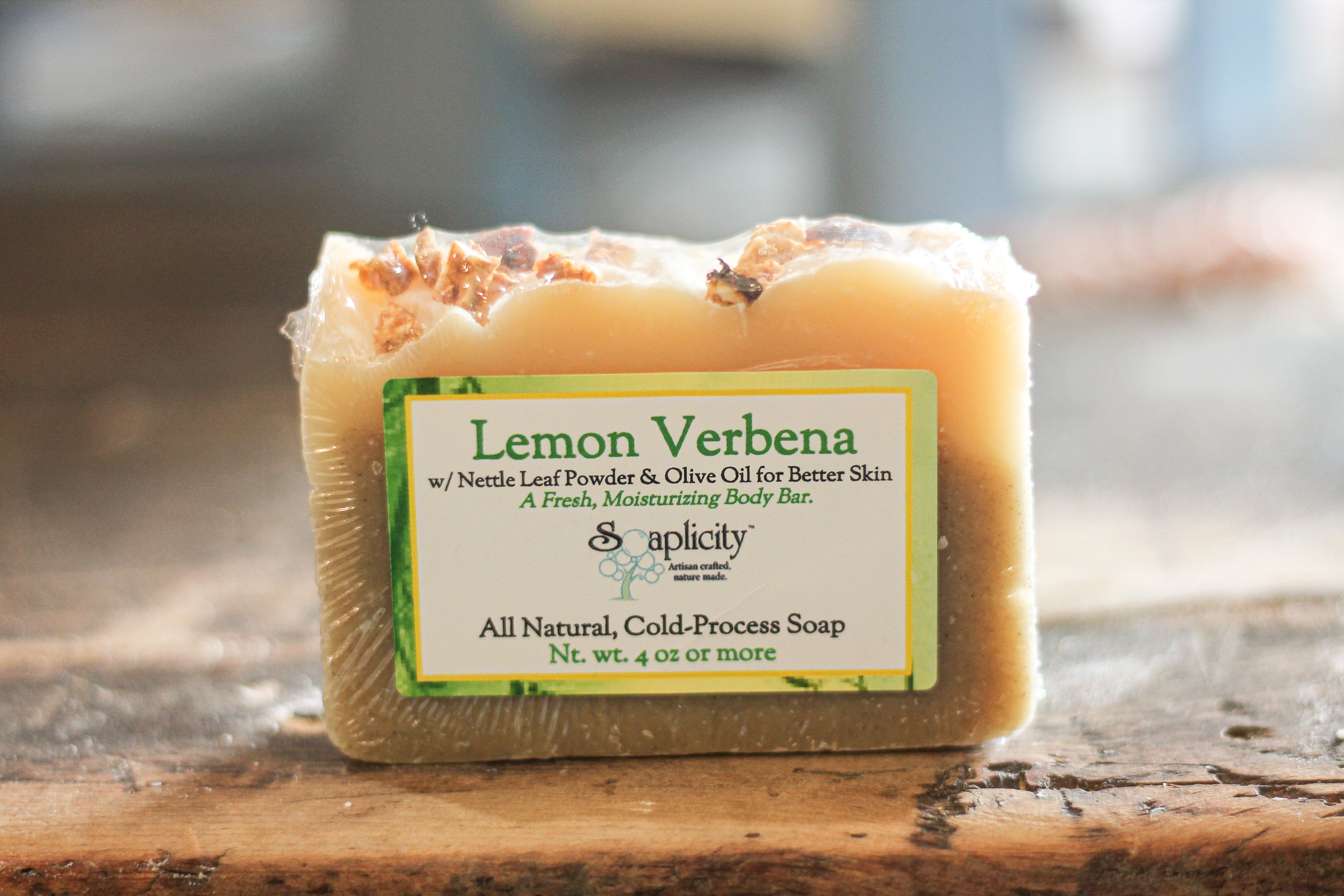 Lemon Verbena Soap Bar | Sustainably Sourced | Soaplicity