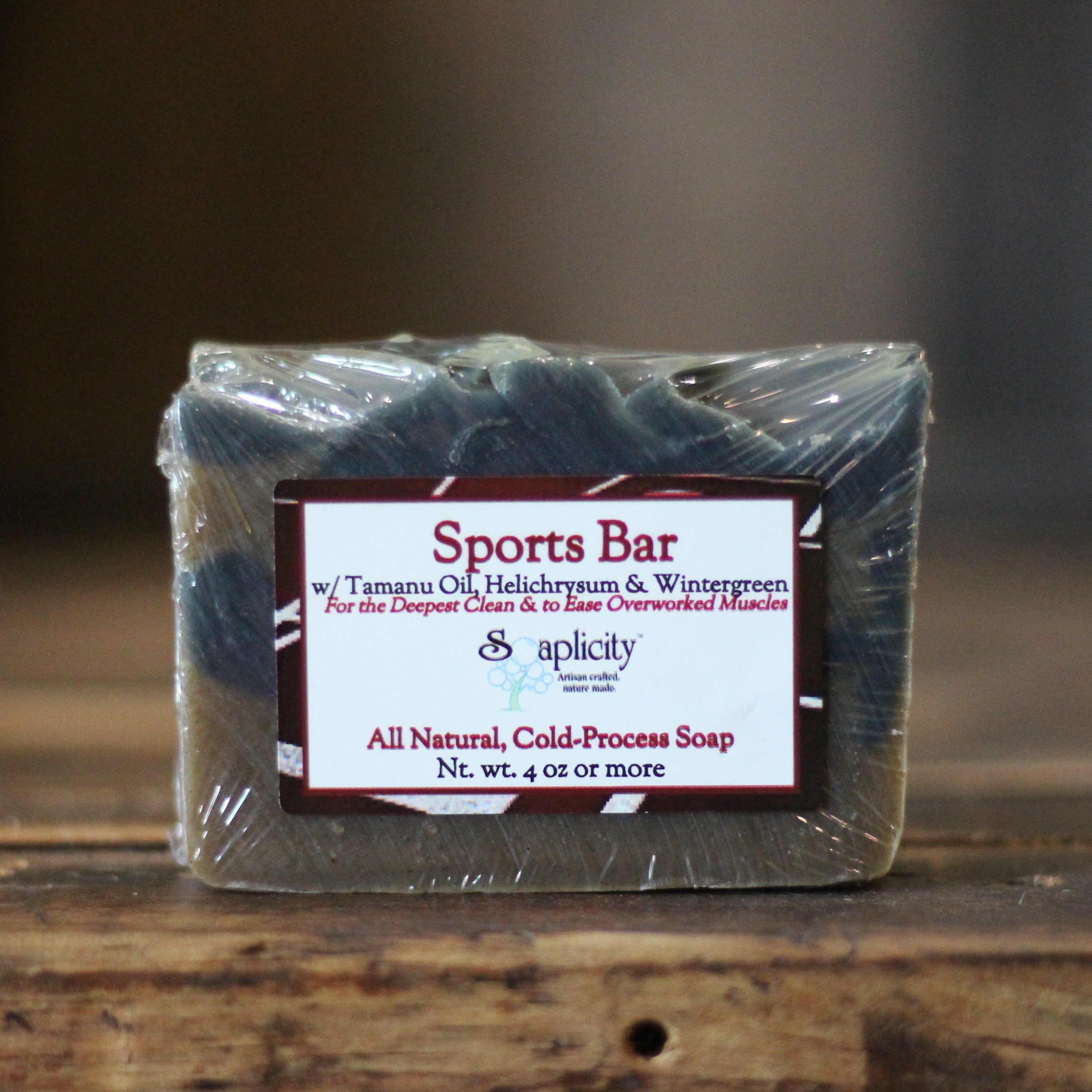Rejuvenate Sports Bar Soap | Highly Cleansing & 100% Natural | Soaplicity