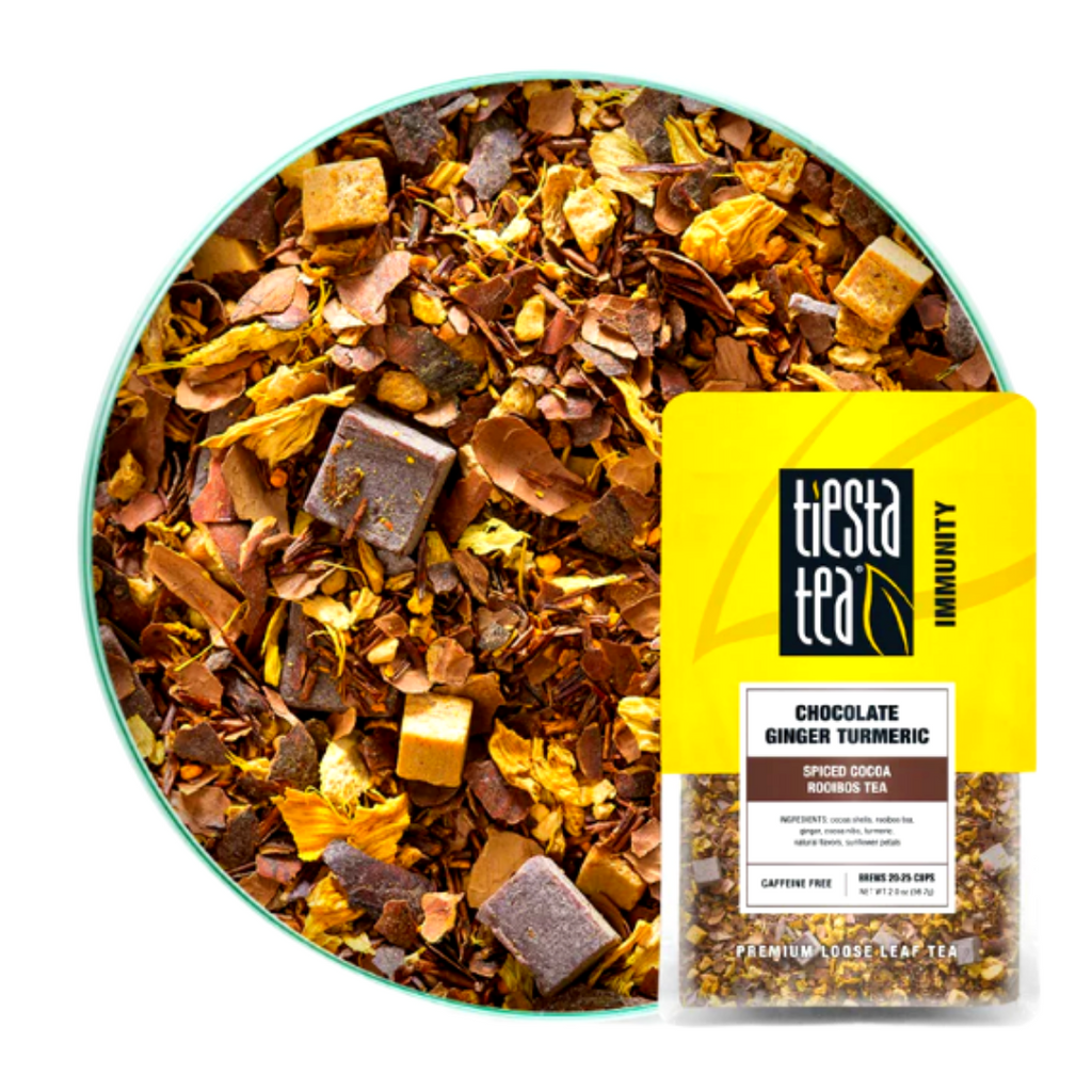 Chocolate Ginger Turmeric Loose Leaf Tea | Tiesta Tea | Soaplicity