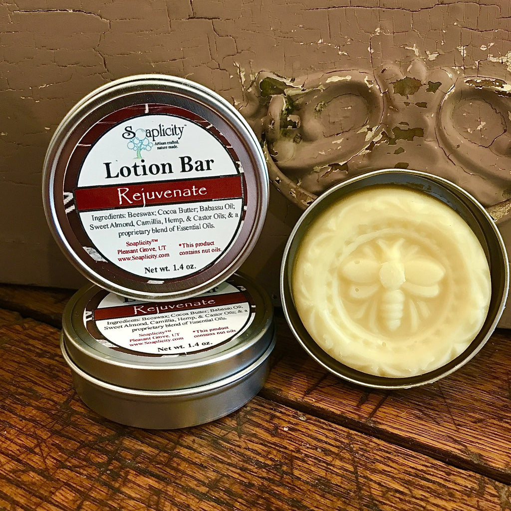 Rejuvenate Lotion Bar with Arnica Oil |All-Natural Lotion | Soaplicity